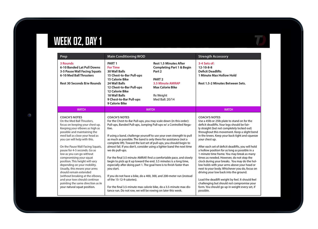 DailyFit: 10-Week Functional Fitness Program | Training Day Book